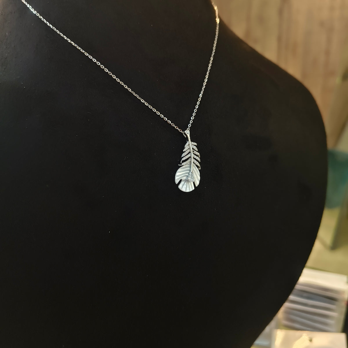 Pure 925 Silver Krishna Mor Pankh Chain Pendant – Jethani Devrani Jewellers